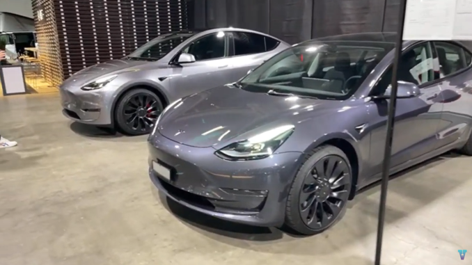Tesla shows off Quicksilver Model Y for the first time at Swiss auto ...