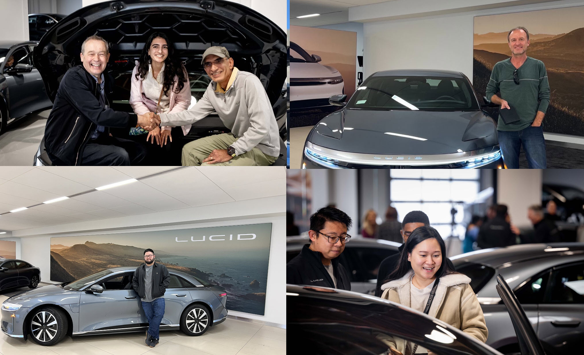 Lucid begins deliveries of its entry level Air Pure electric sedan ...