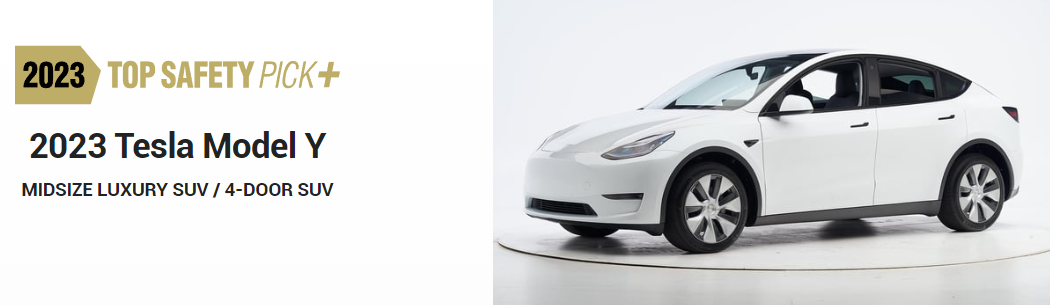 Tesla Model Y clinches third straight IIHS’ Top Safety Pick+ award ...