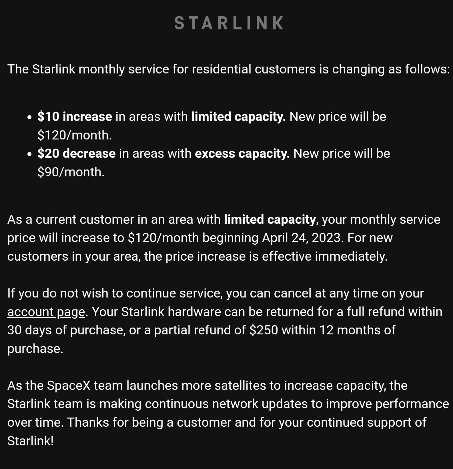 SpaceX updates Starlink pricing in the US, and it could go up or down ...