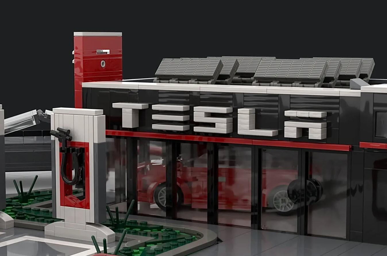 Vote to turn this Lego Tesla Showroom and Supercharger station into ...