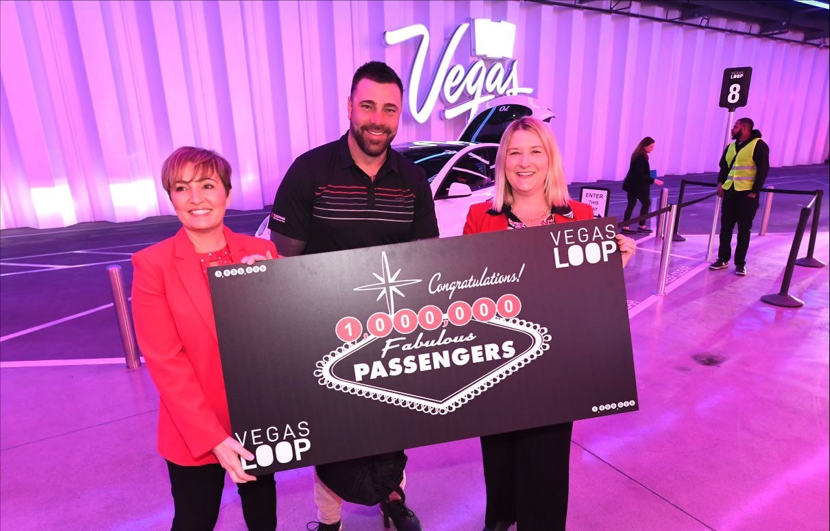 The Boring Company celebrates 1 millionth passenger at Vegas Loop ...