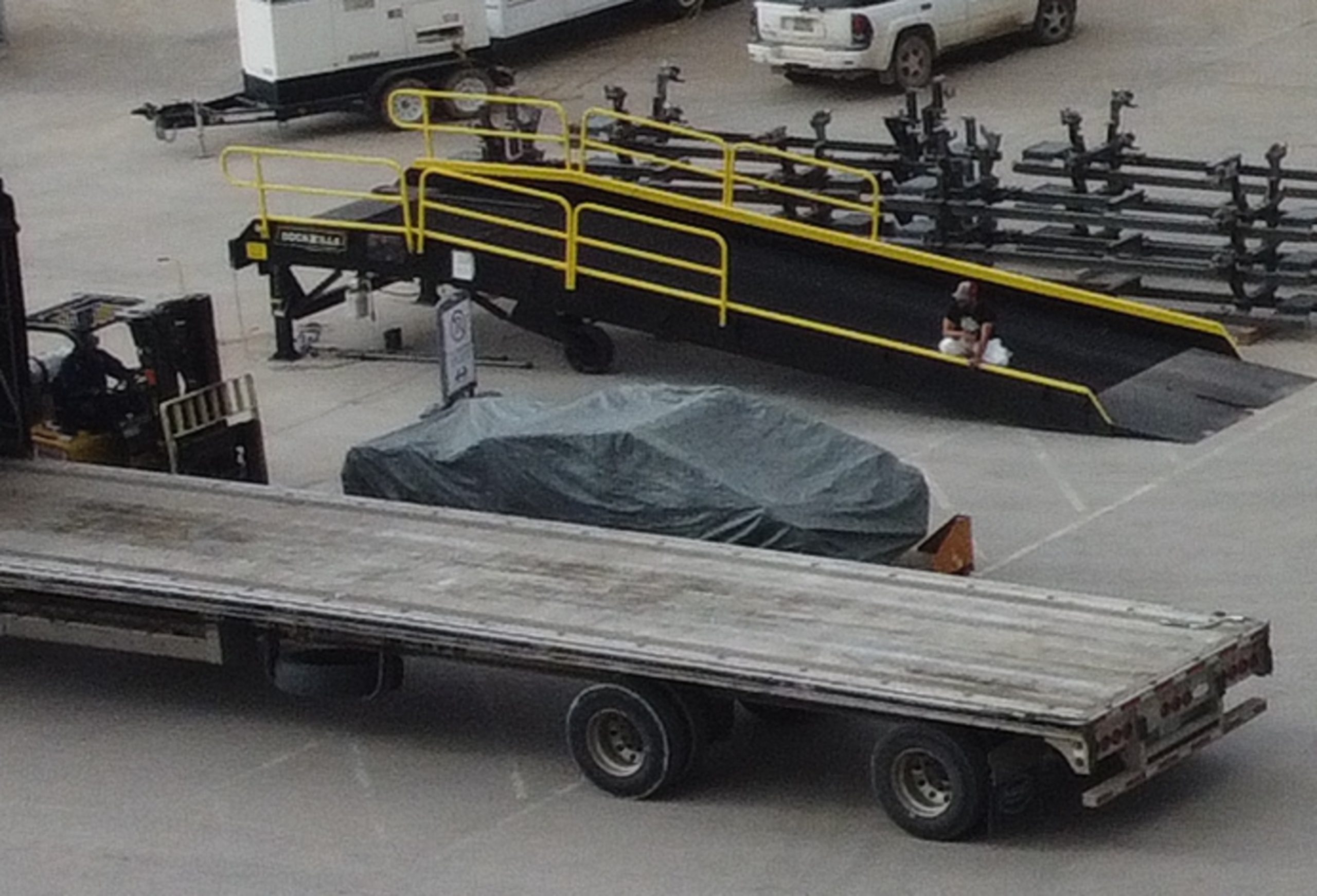 Tesla Cybertruck frame spotted leaving Giga Texas - Drive Tesla