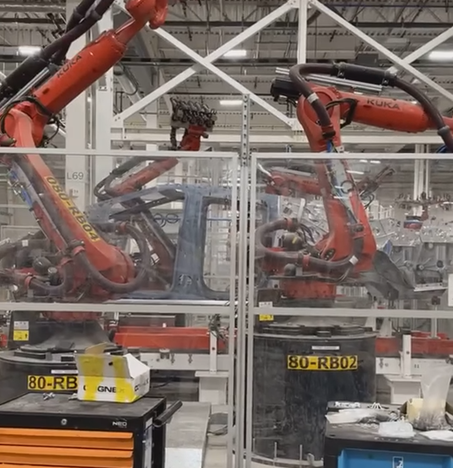 Video and photos leak showing Cybertruck production line at Giga Texas ...