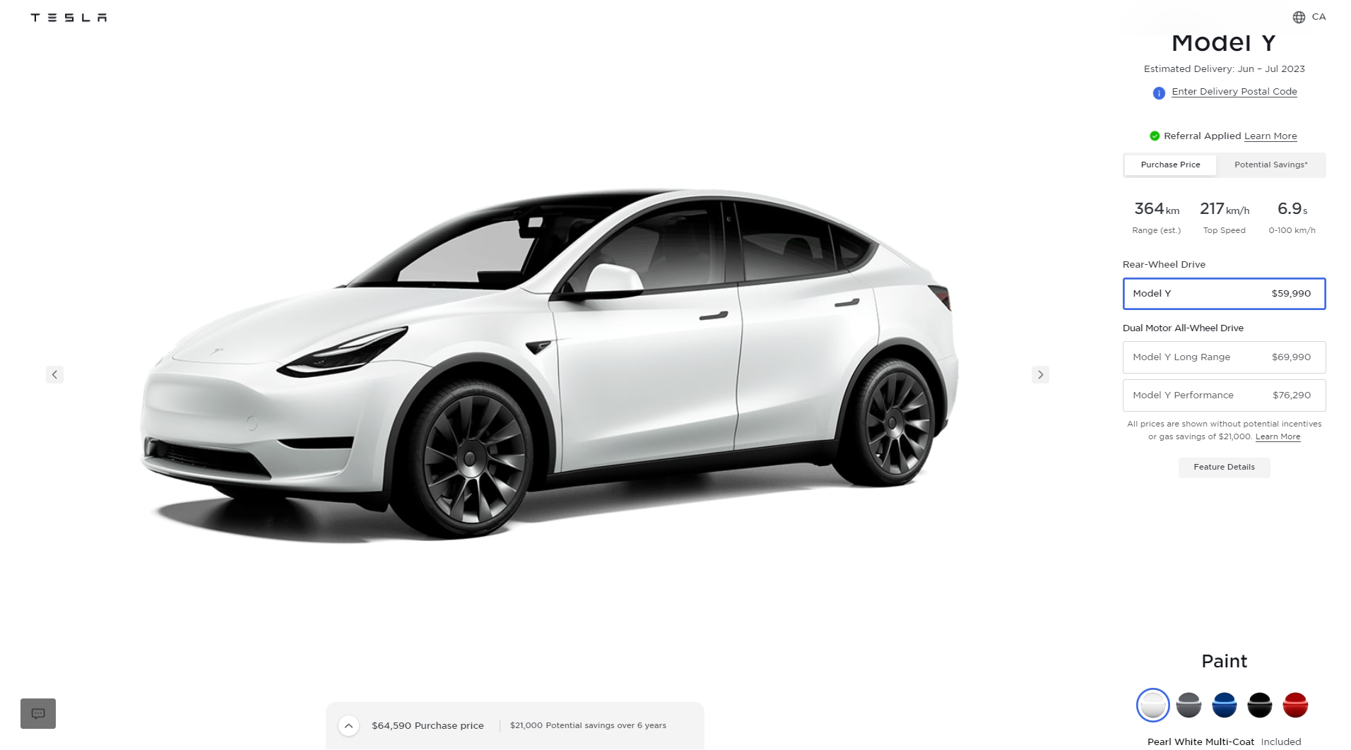 Tesla adds 20" Induction wheels to Model Y RWD configurator in Canada ...