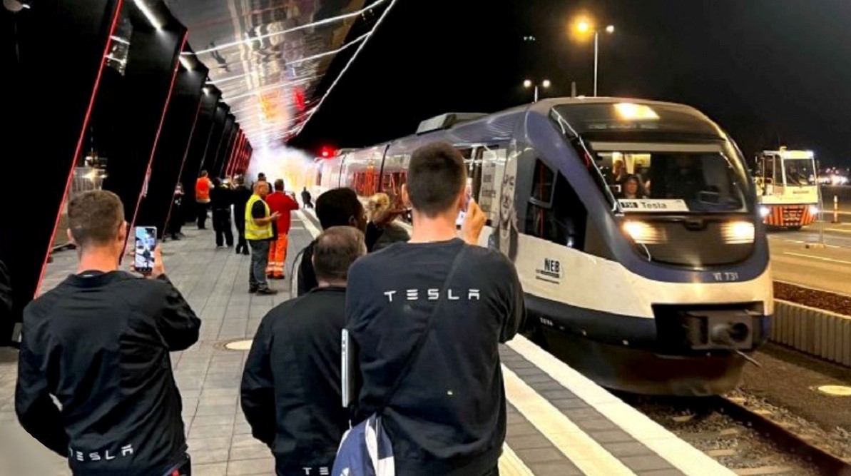 Tesla's Giga Berlin Train Officially Launched - Drive Tesla