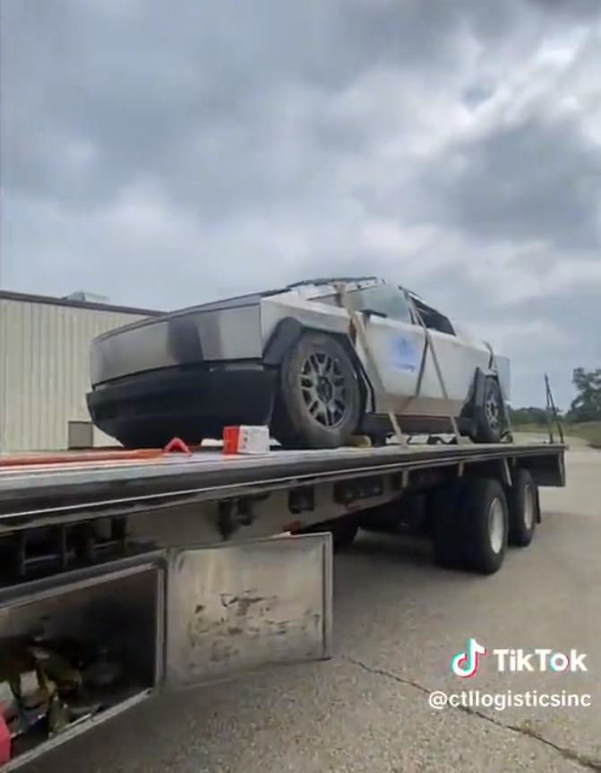 Tesla Cybertruck shows off its durability in ditch rollover test ...