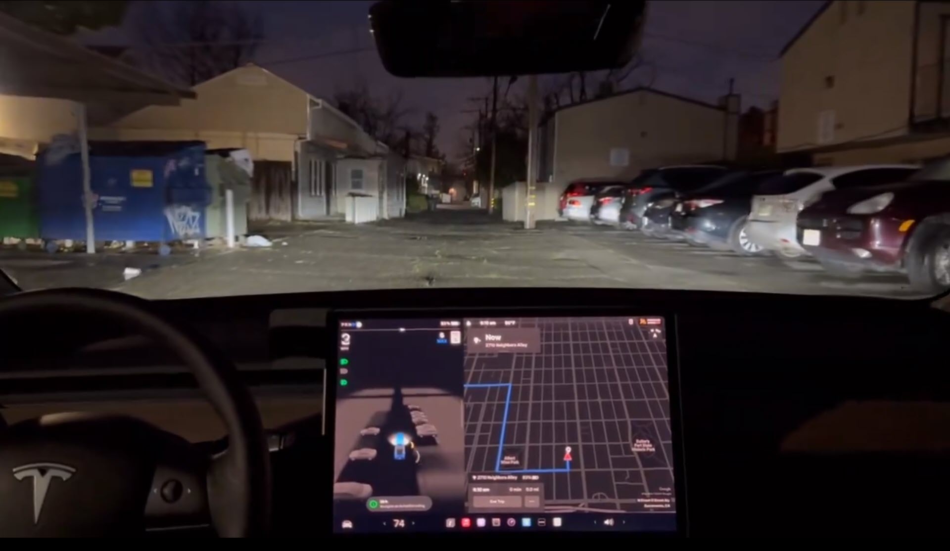 FSD Beta V12 exhibits impressive new parking behaviours [Video] - Drive ...