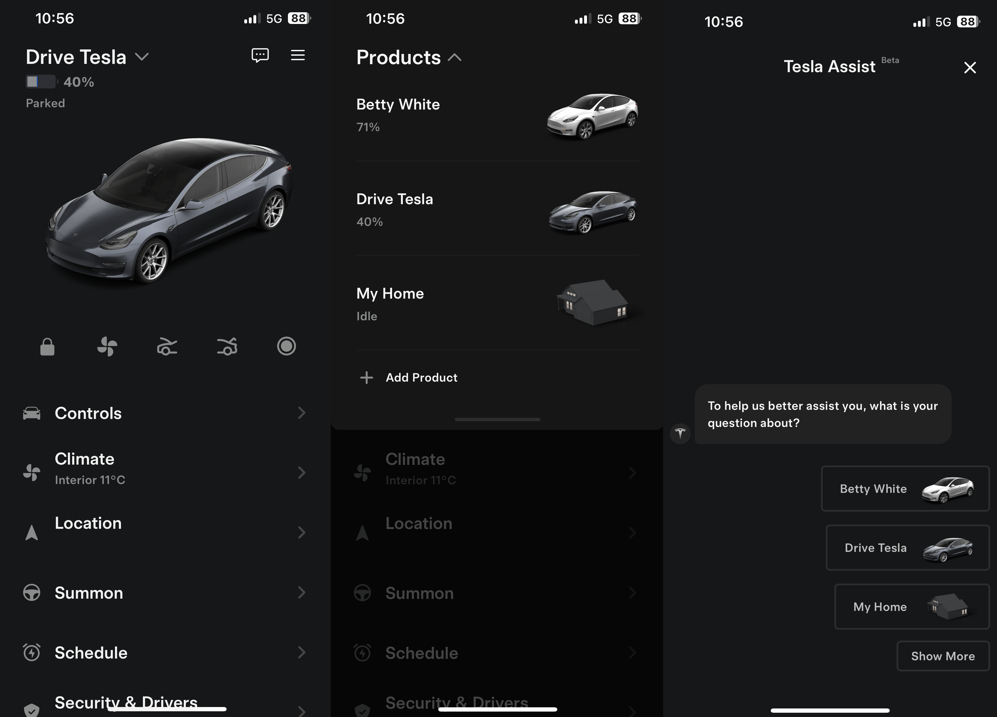 Tesla updates mobile app with UI changes, adds new virtual chat ...