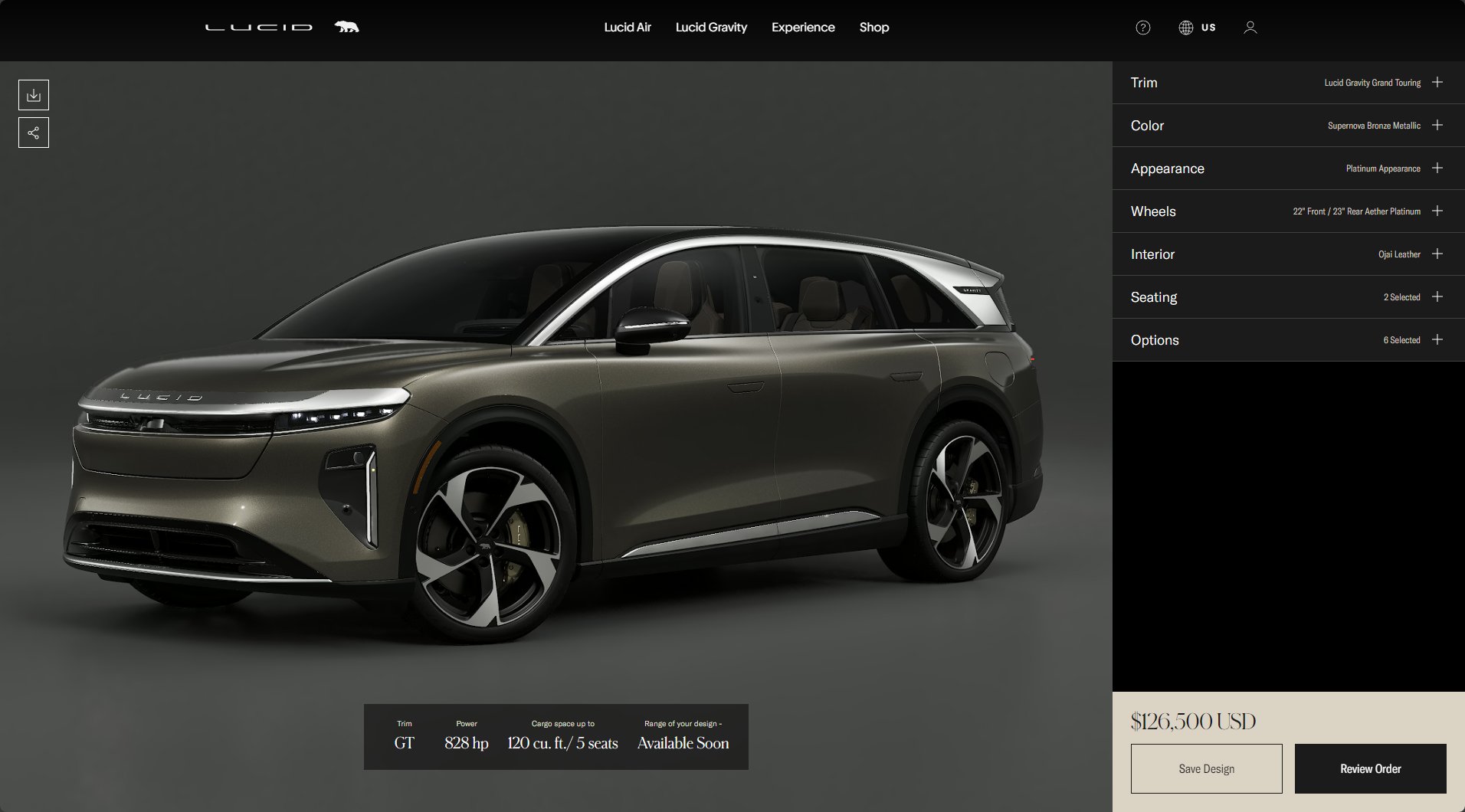 Lucid Gravity orders open in the US, tops out at $126.5K - Drive Tesla