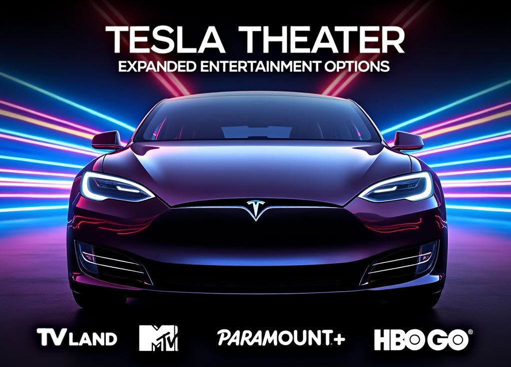 Tesla Theater to get new streaming options - Drive Tesla