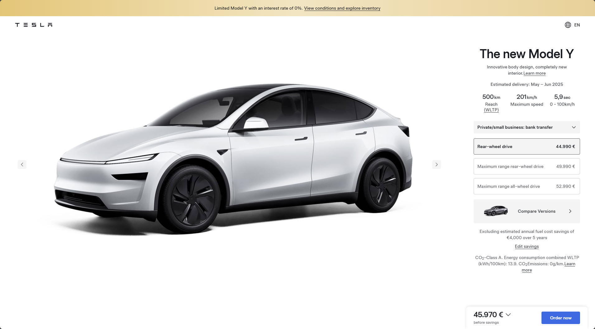 Tesla ends sales of Model Y Launch Series in Europe, introduces regular ...