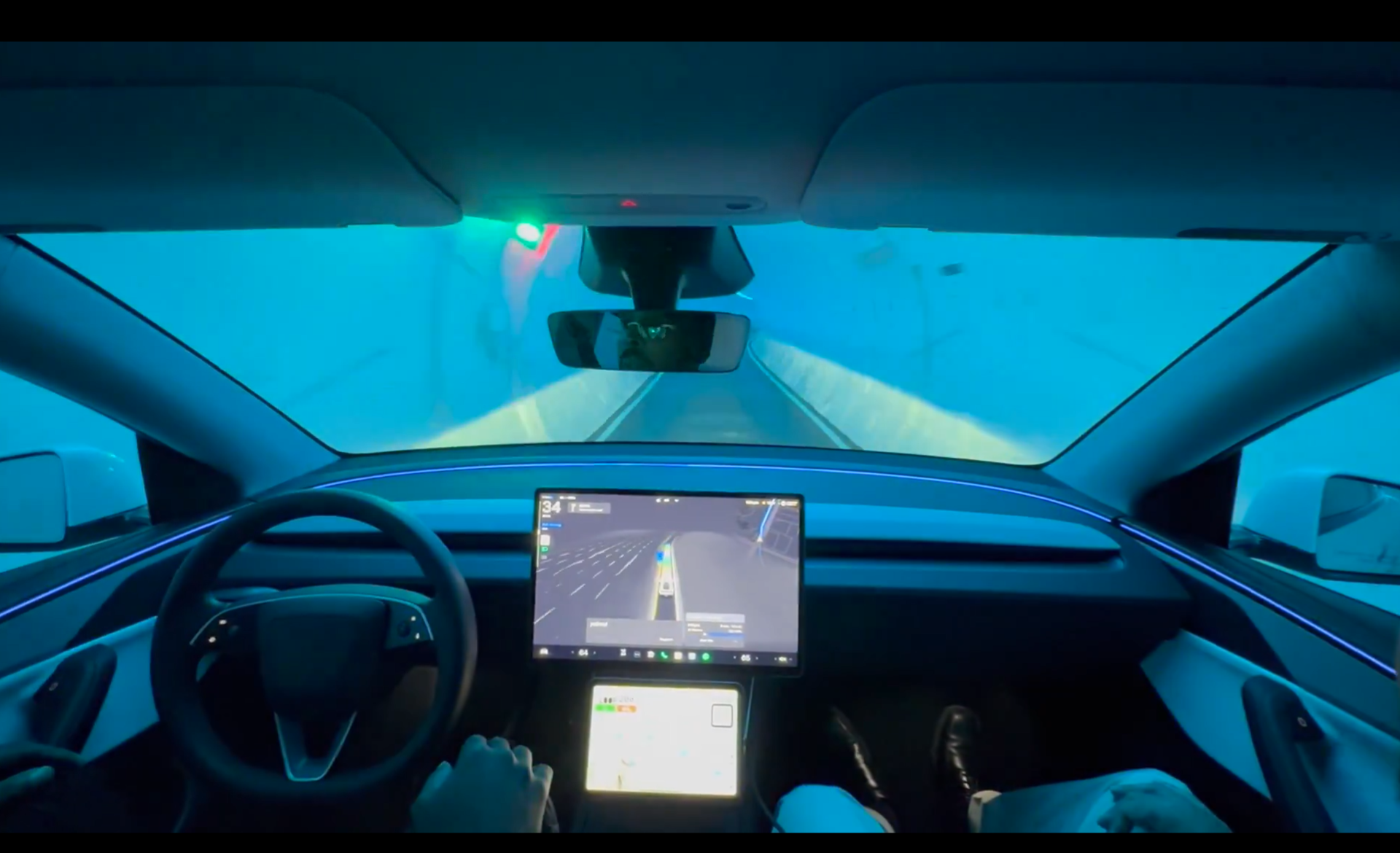 The Boring Company Shares First Video of FSD Tests in the Vegas Loop ...