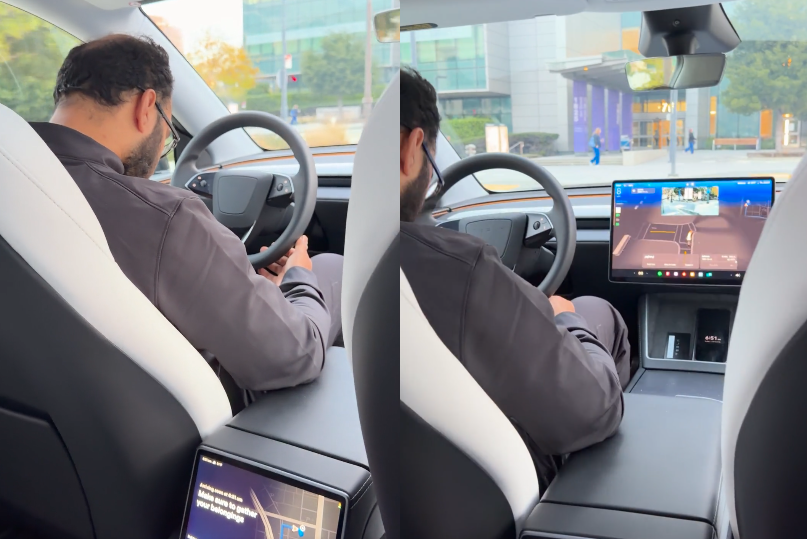 Tesla Robotaxi Riders Report Safety Driver Sleeping Behind the Wheel ...