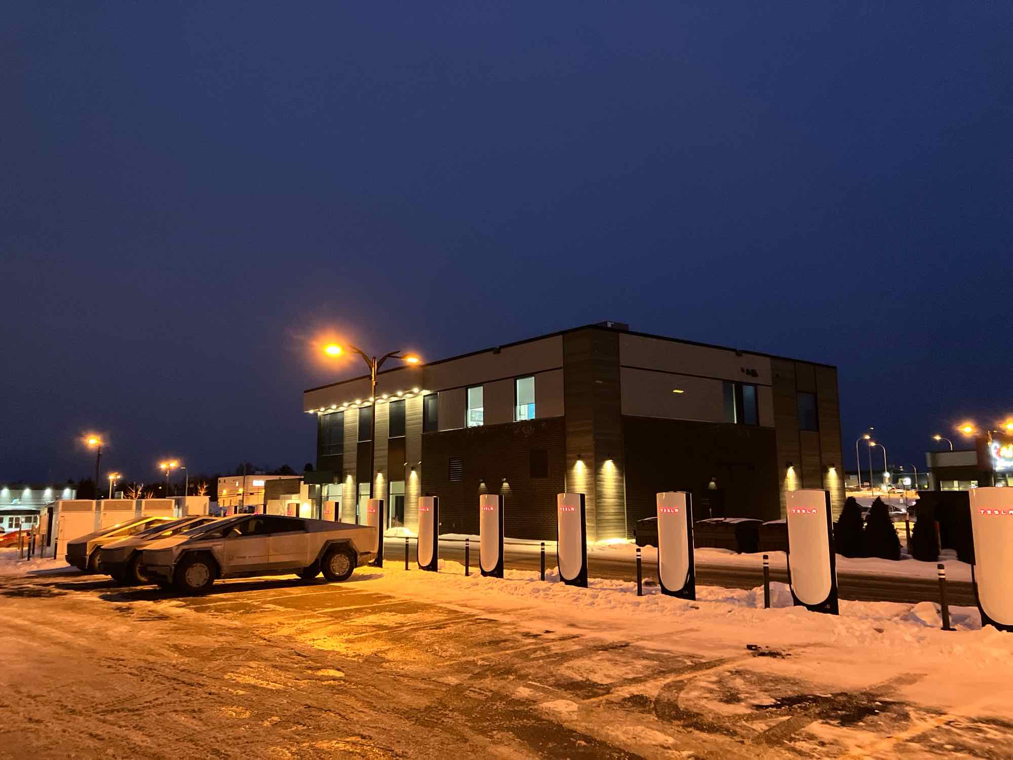 Tesla Opens New Supercharger in Sherbrooke [Quebec] - Drive Tesla